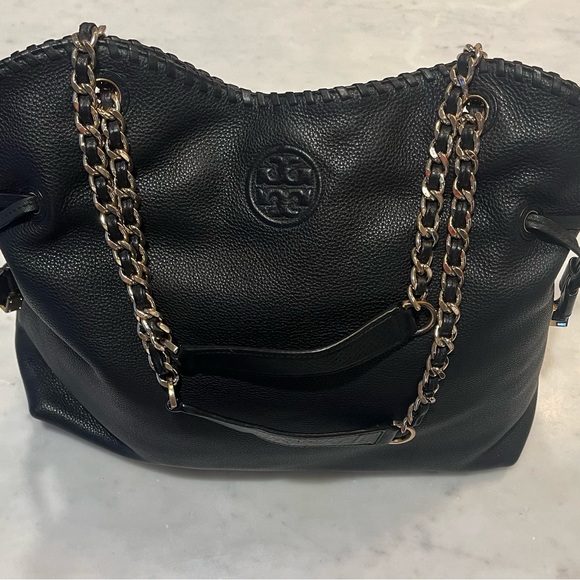 Tory Burch | Bags | Tory Burch Black Slouchy Bag | Poshmark